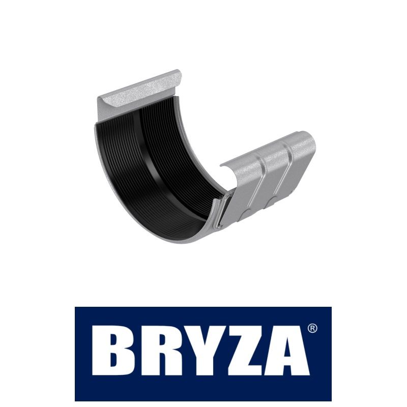 Jungtis latakui 125 mm plieninė cinkuota BRYZA (1,3mm) | Viskas namams